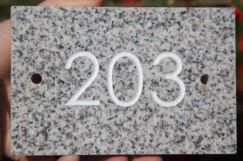 Granite and Marble House Numbers | The Sign Maker Shop