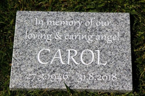 Granite Memorial Tablet| The Sign Maker Shop