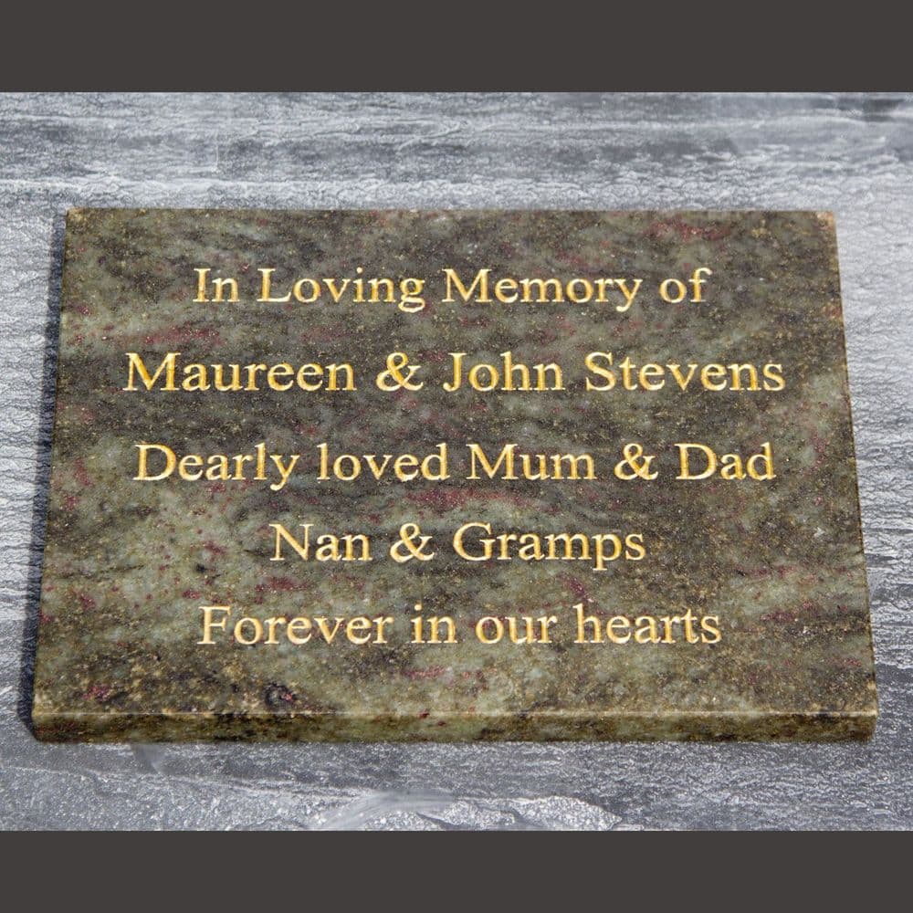 Memorials Crafted in Slate & Granite | The Sign Maker Shop