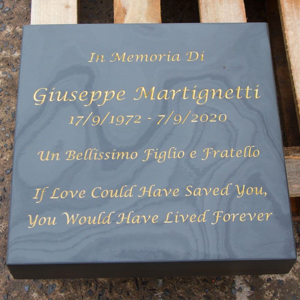 Heavy Slate Memorial Tablets | The Sign Maker Shop