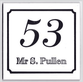 Online Sign Maker | Laminate House Number Signs