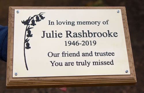 Large 2mm Engraved Brass Memorial Plaques | The Sign Maker Shop