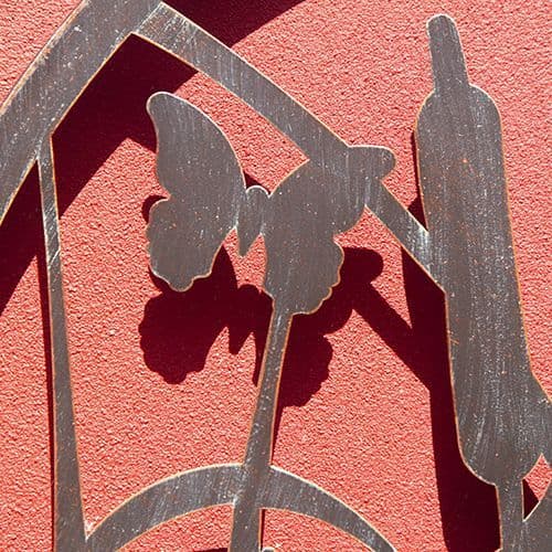 Metal Bullrush Wall Art | The Sign Maker Shop