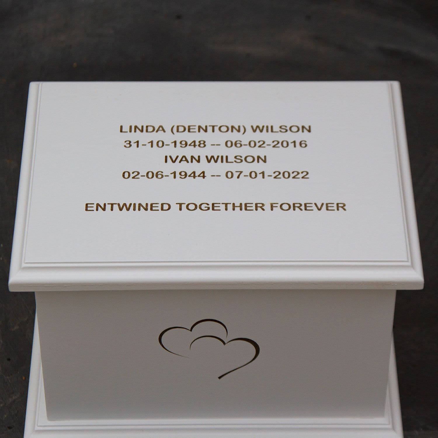 Painted Ash Caskets | The Sign Maker Shop