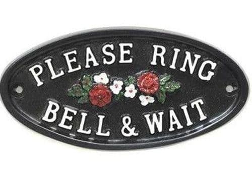 Excellent Sign For Bell To Ring Goodvia Please Ring Bell Sign Outdoor
