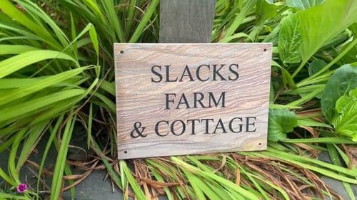 Beautiful Rainbow Sandstone House Signs | The Sign Maker Shop