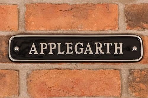 Rectangular Aluminium Sign Polished Letters | The Sign Maker Shop