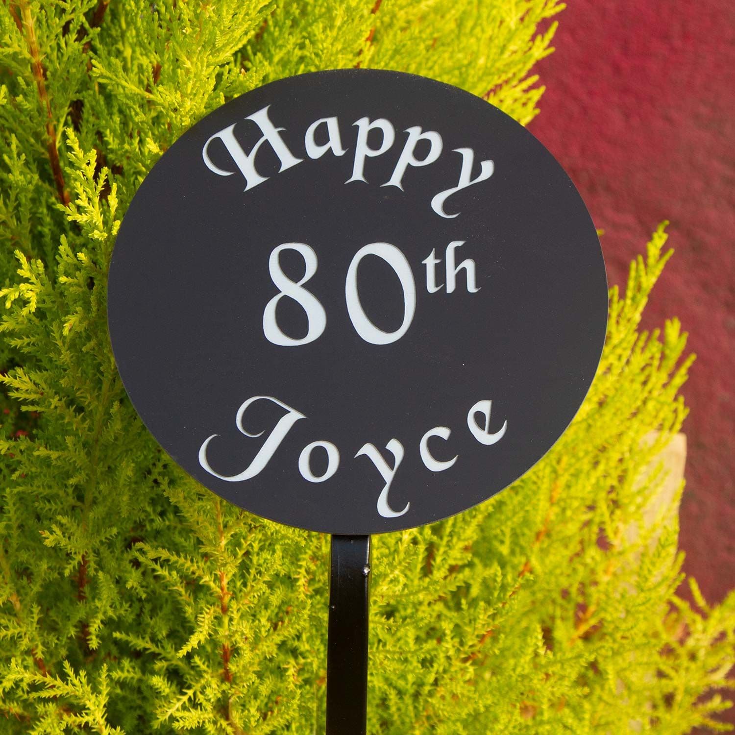 Round Sign - Engraved 3.2mm Acrylic Laminate | The Sign Maker Shop