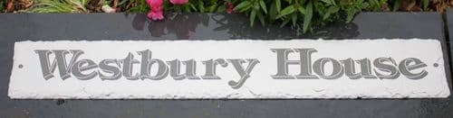Online Sign Maker |Rustic Slate House Signs
