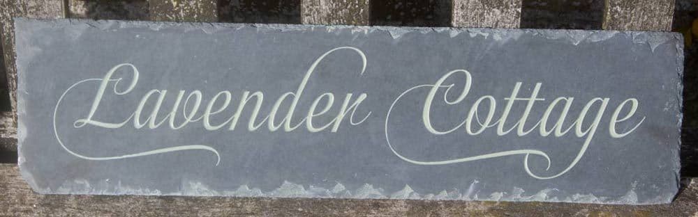Online Sign Maker |Rustic Slate House Signs