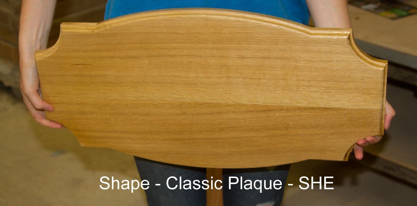 Wooden House Signs made in Unusual Shapes | The Sign Maker Shop