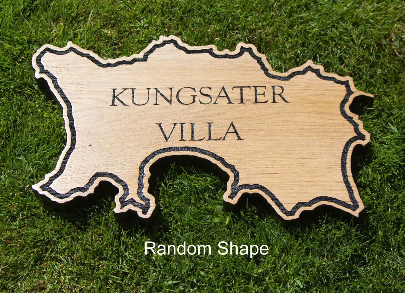 Wooden House Signs made in Unusual Shapes | The Sign Maker Shop