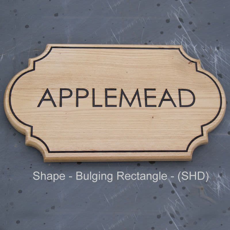 Wooden House Signs made in Unusual Shapes | The Sign Maker Shop