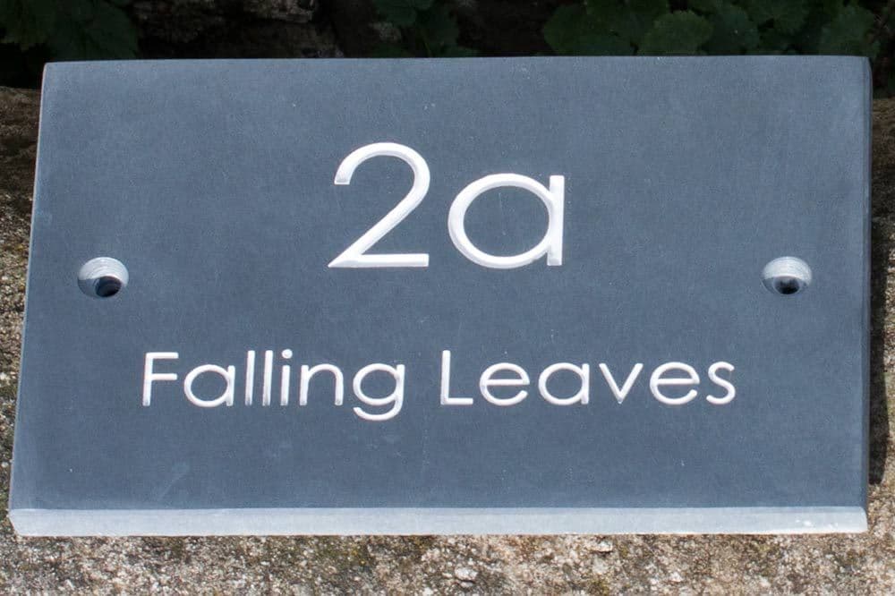 Slate House Signs - 225mm in height | The Sign Maker Shop