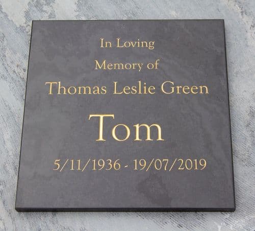 Slate Memorials and Slate Tablets | The Sign Maker Shop