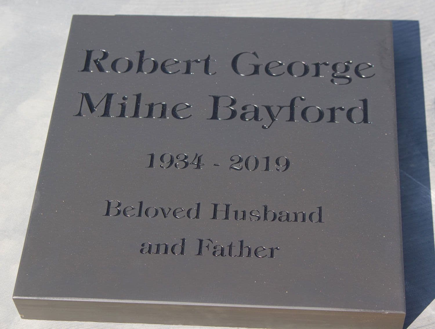 Slate Memorials and Slate Tablets | The Sign Maker Shop