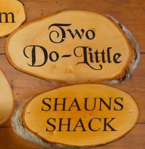 Small Rustic Wooden House Sign - Good Value | The Sign Maker Shop*