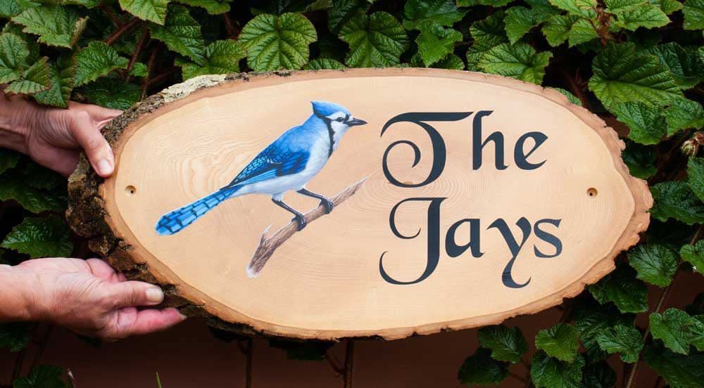 Small Rustic Wooden House Sign - Good Value | The Sign Maker Shop*