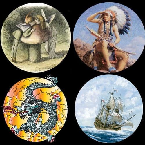 Standard Designs on 4x4 Vinyl Wheel Covers | The Sign Maker Shop