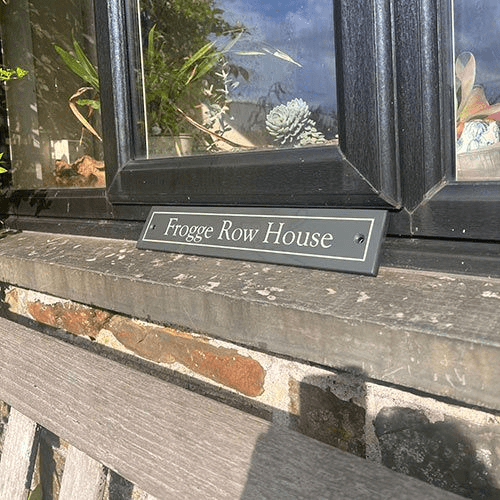 Standard Slate House Signs (75mm / 3" High) | The Sign Maker Shop