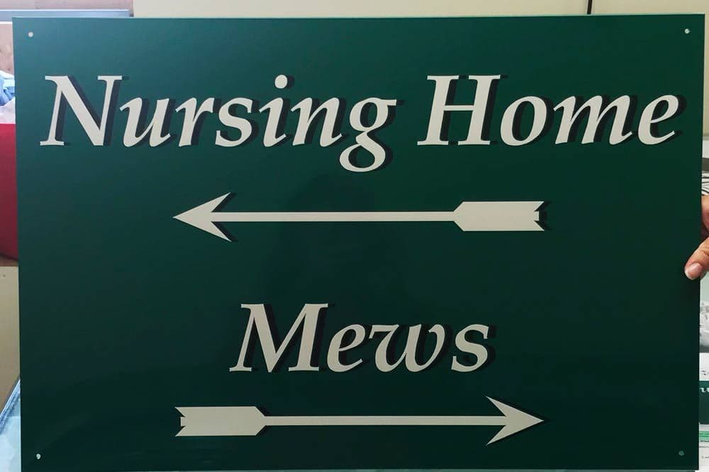 Simple Sign Boards Lettering in Two Colours | The Sign Maker Shop