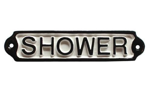 VINTAGE SHOWER SIGN