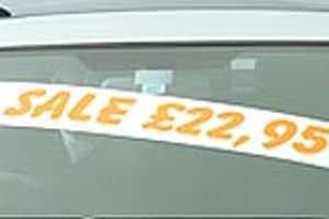 Online Sign Maker | White Static Cling Window Film