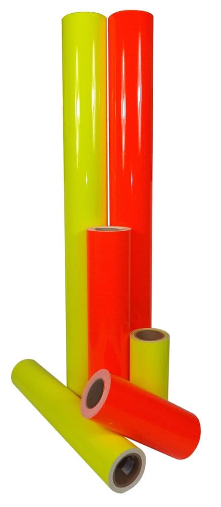 Aura Gloss Fluorescent High Visibility Sign Vinyl