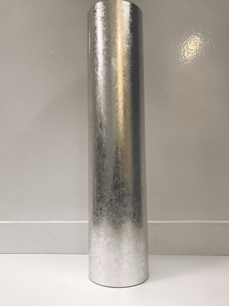 Galvanised steel Effect Vinyl