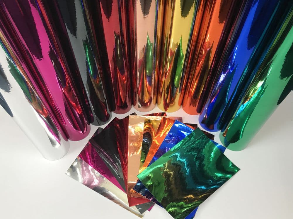 Mirrored Chrome Sign Vinyl: Self Adhesive