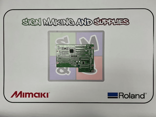 Roland XF-640 SOLVENT PRINTER PRINT CARRIAGE BOARD - 6702048041
