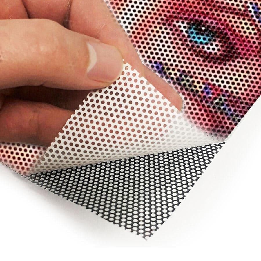 Uber-Film One Way Perforated Contra Vision Window Film