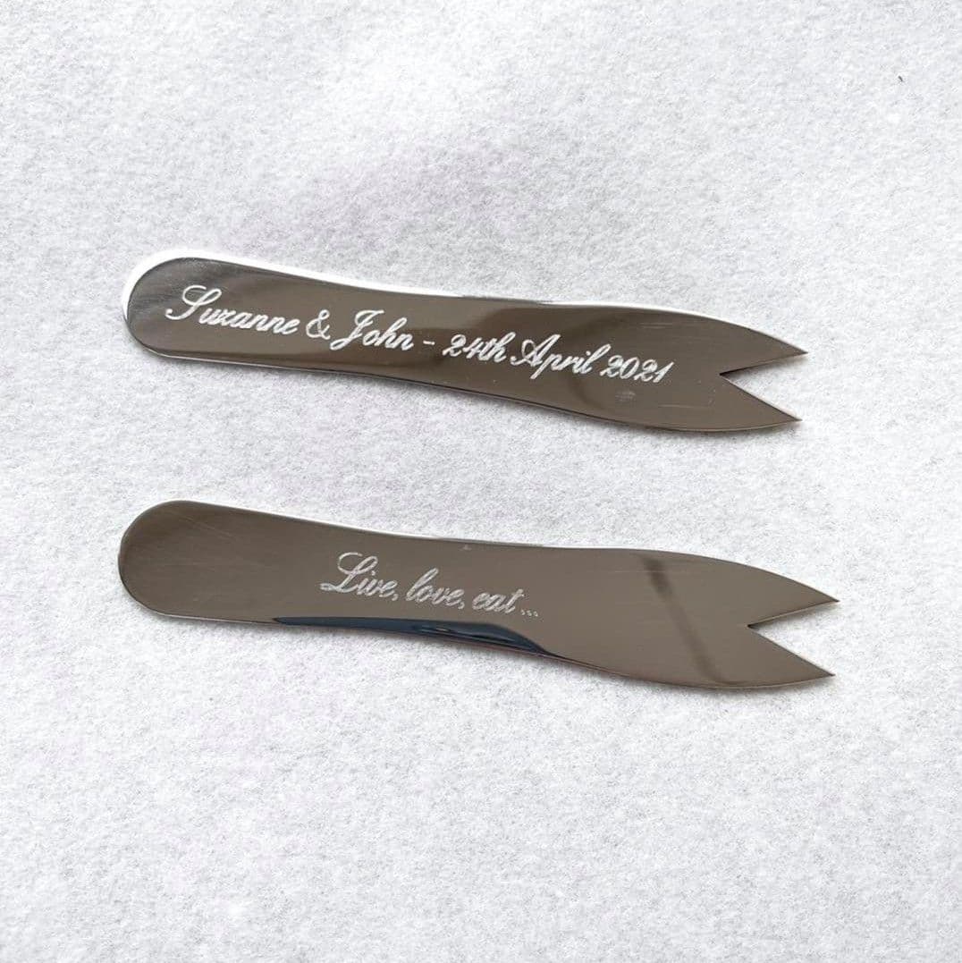 Sterling Silver Chip Fork