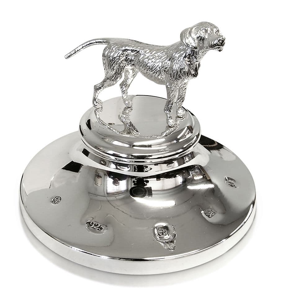 Sterling Silver Dog Hound Paperweight