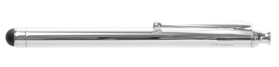 Hallmarked Sterling Silver Touch Pen - Plain Polished | Silver Touch ...