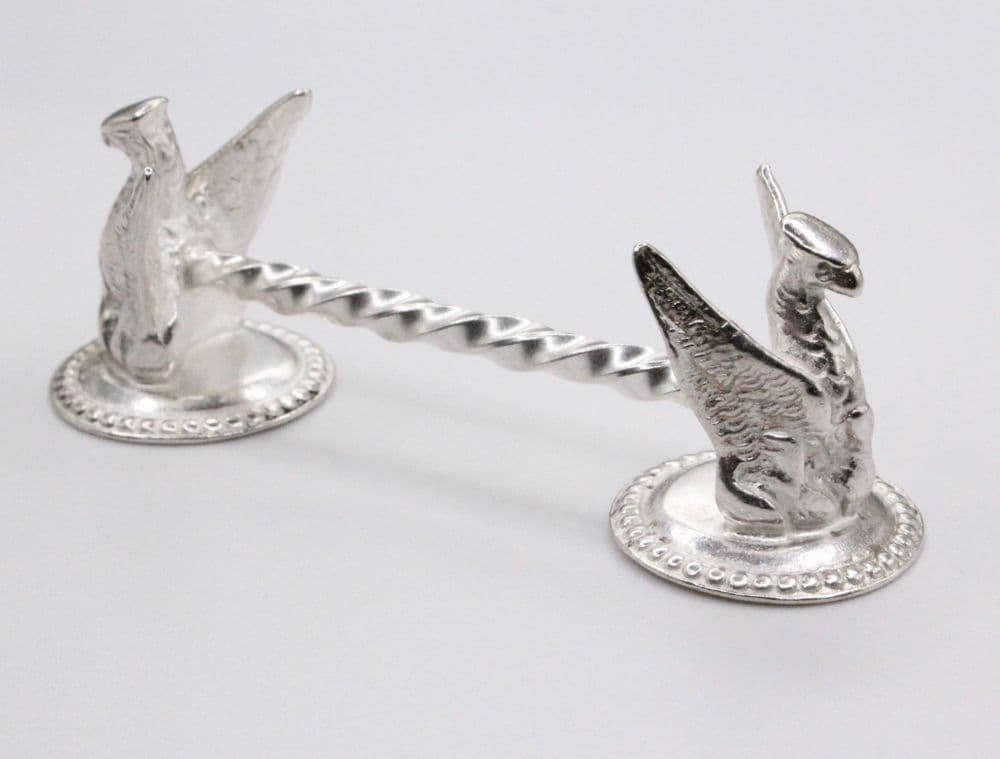 New Sterling Silver Cast Knife Rest Griffin design