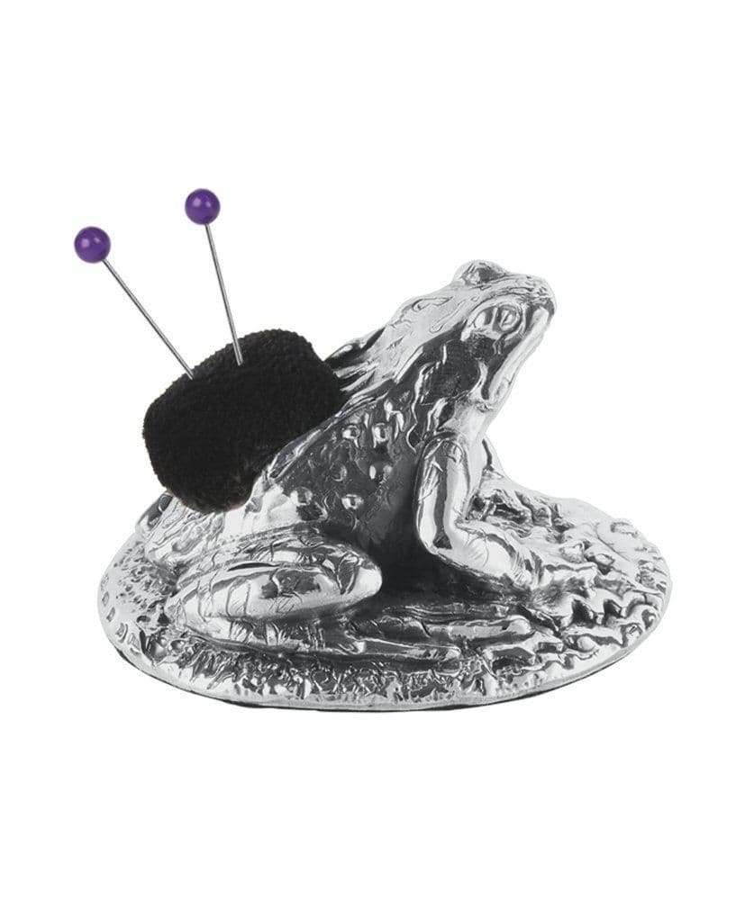 Sterling Silver Frog Pin Cushion.