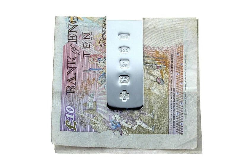 Sterling Silver Money Clip | Silver Pen | Silver Money Clips