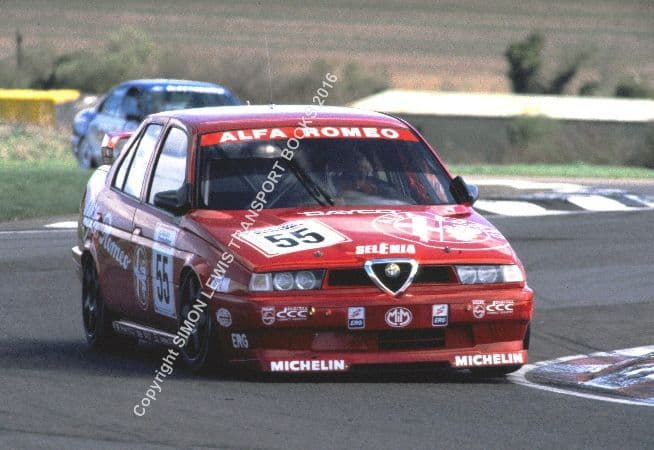 ALFA ROMEO 155 Tarquini Thruxton BTCC 1994 photo with controversial ...