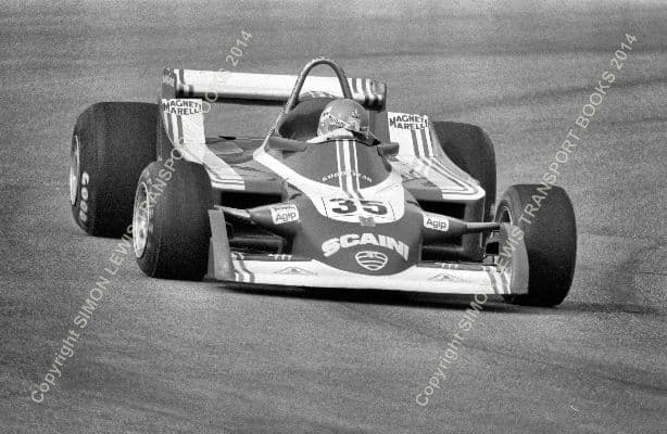 ALFA ROMEO 178 F1 Bruno Giacomelli Imola GP 1979
