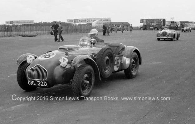 Allard Chrysler J2X K Watkins Silverstone 1952