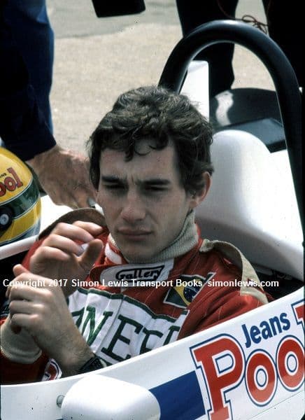 AYRTON SENNA F3 Ralt cockpit photo 1983 Silverstone