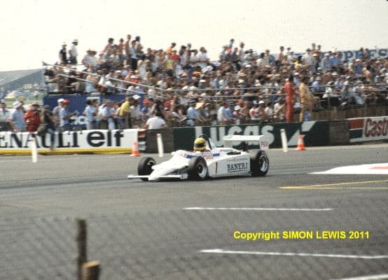 AYRTON SENNA Ralt RT3 F3 Silverstone photo 1983 b