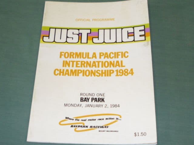 BAY PARK 1984 January 2 Formula Pacific NZ