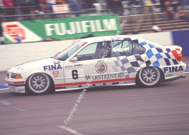 BMW 318i Steve Soper Silverstone BTCC finale 1993 photo