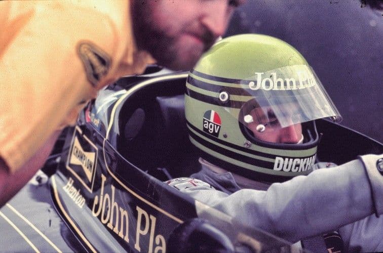 Brian Henton JPS Lotus 72 British GP 1975