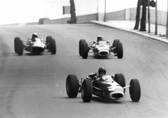 BRM P261s Graham Hill Jackie Stewart Monaco GP 1965