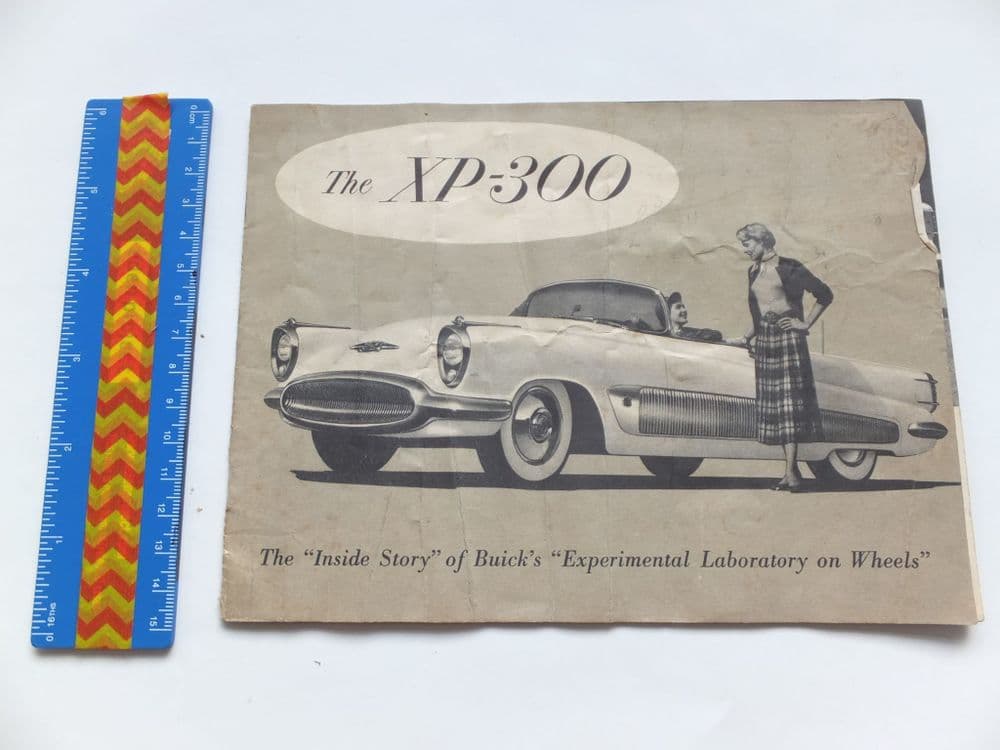 BUICK XP-300 GM Concept Car Original Brochure 1951 12 pages