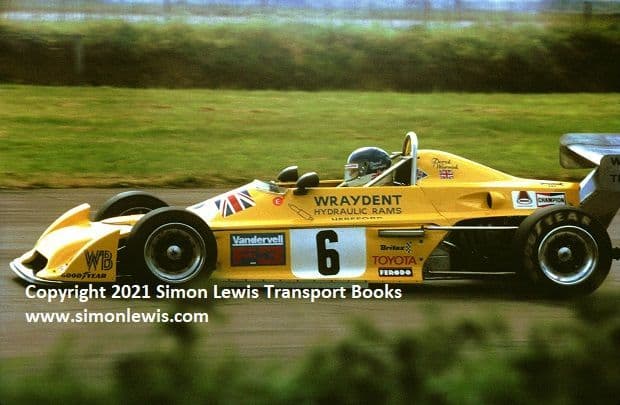Chevron B48 F3 Derek Warwick photo Silverstone 6 June 1977