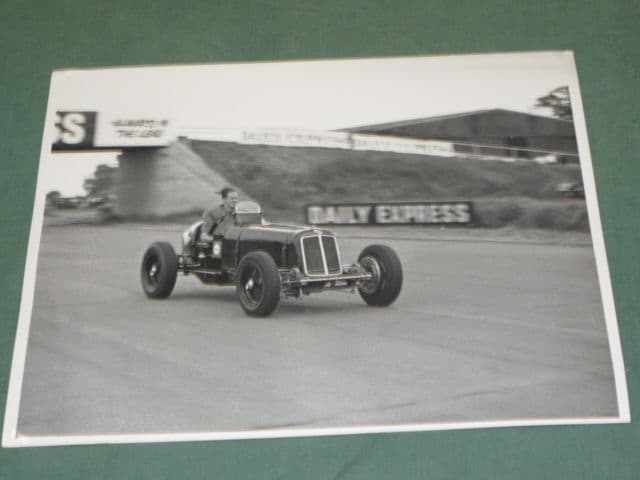ERA R1A at Silverstone late 1970 s Original photo 8 5" X 6 5"